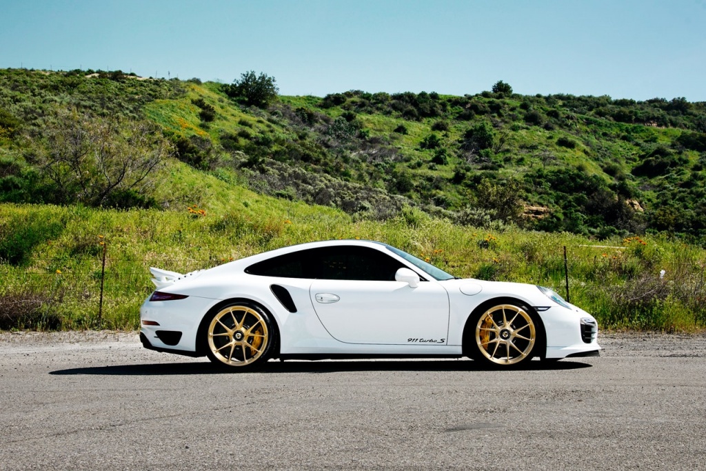 Porsche 991 Turbo S | KlasseniD Wheels MS03 Brushed Gold - Form ...