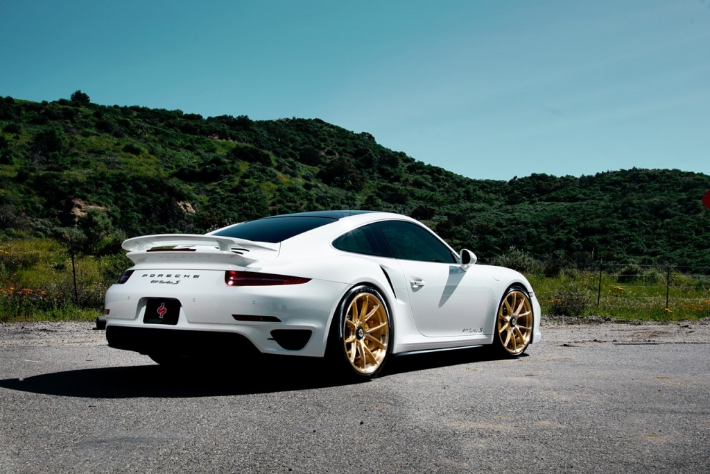 Porsche 991 Turbo S | KlasseniD Wheels MS03 Brushed Gold - Form ...